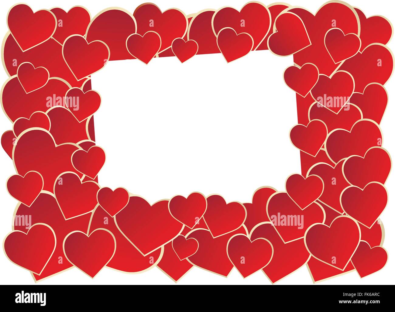 Frame of heart Stock Vector Image & Art - Alamy