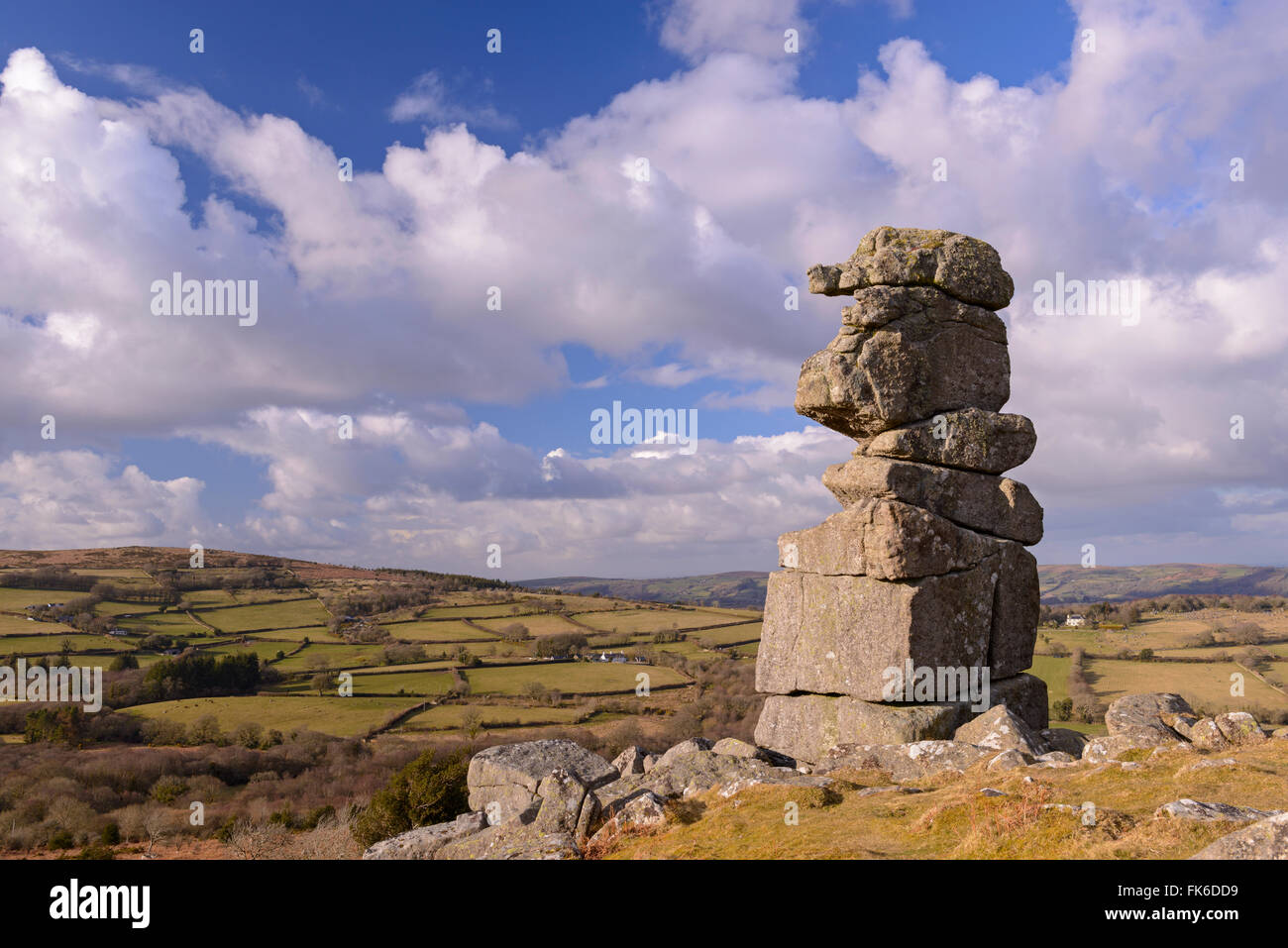 Bowerman's Nose on Hayne Down, Dartmoor, Devon, England, United Kingdom ...