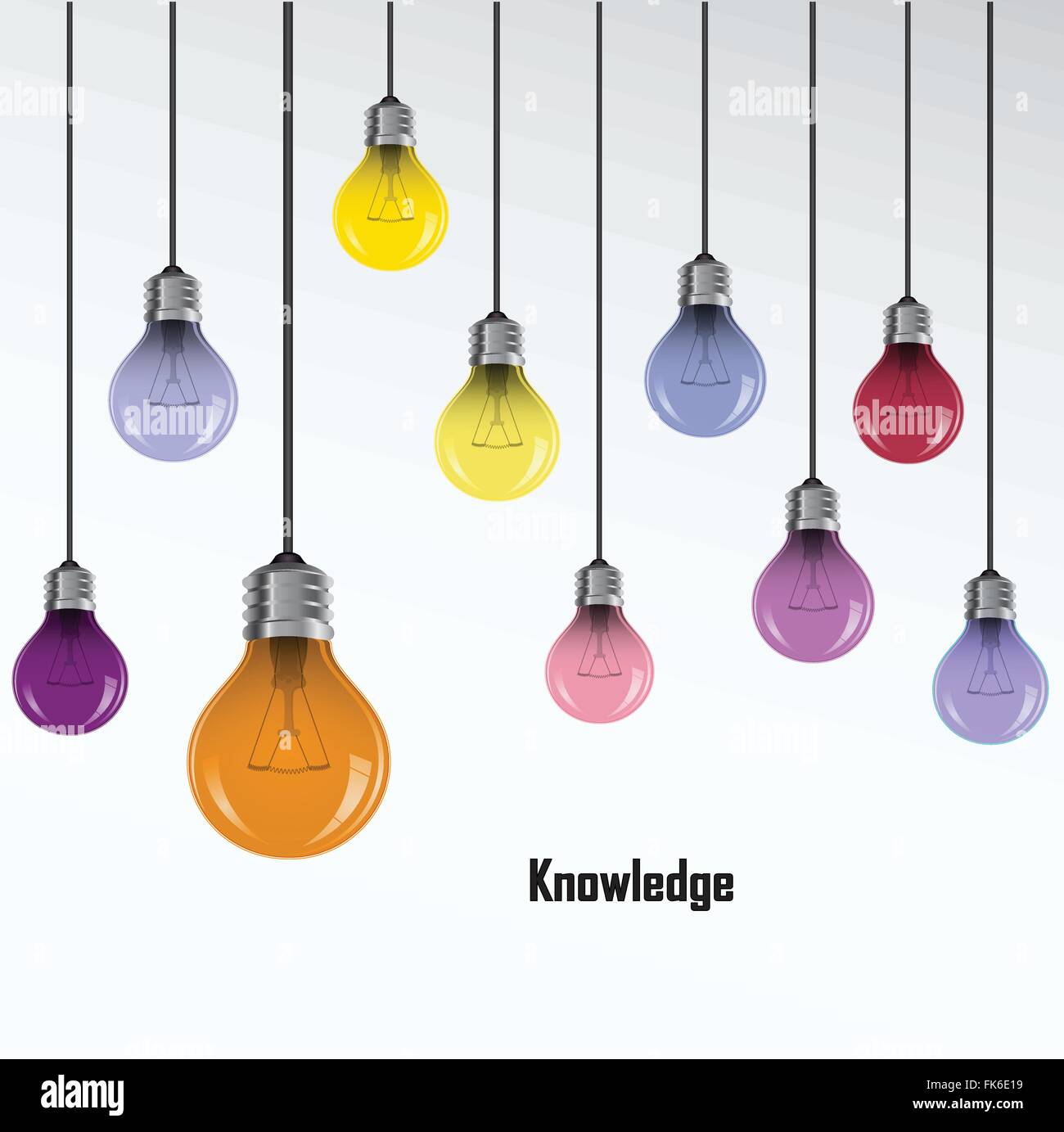 Creative light bulb Idea concept background ,design for poster flyer ...