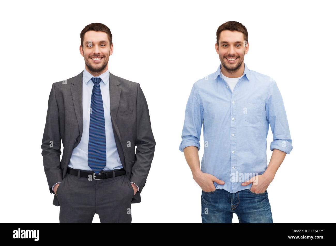 Man in smart casual clothes Cut Out Stock Images & Pictures - Alamy
