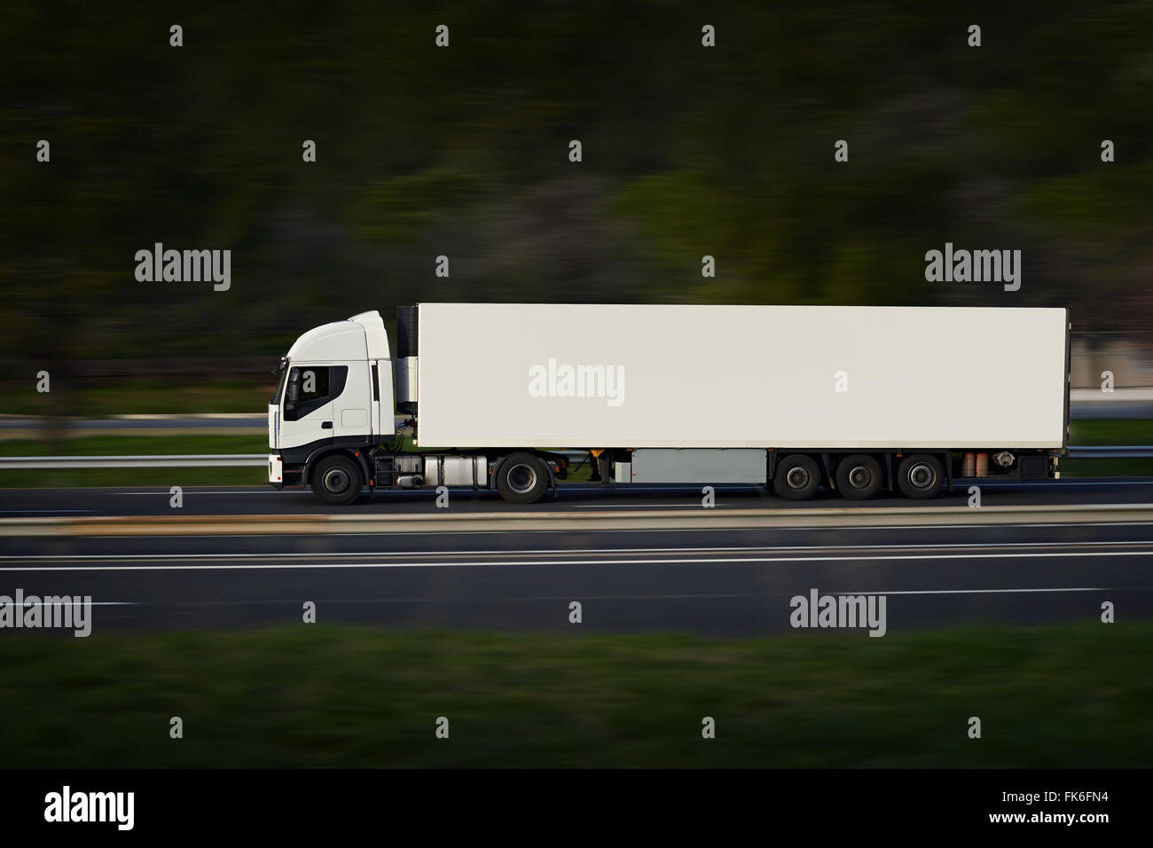 white semi truck Stock Photo - Alamy