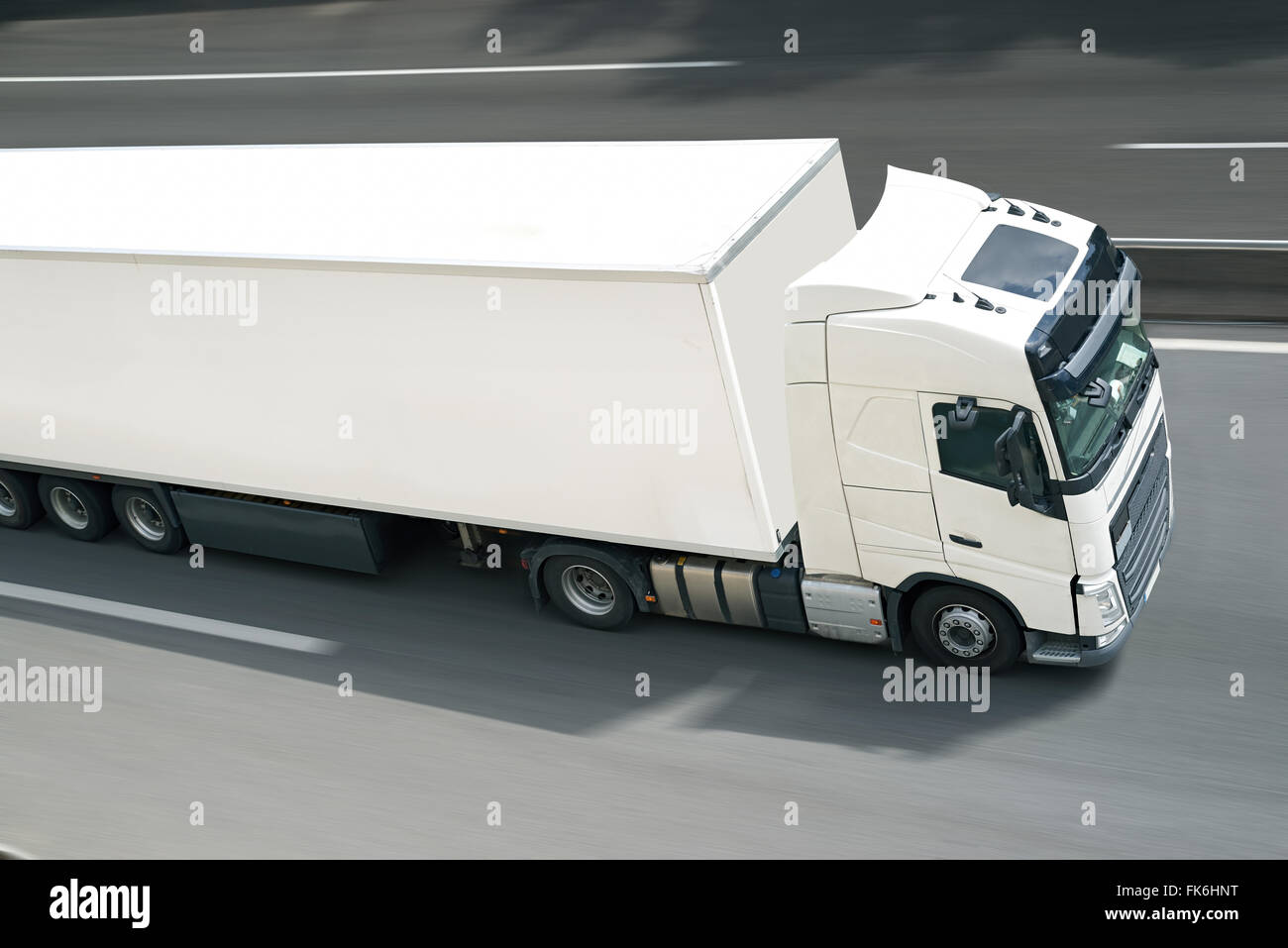 White semi trucks cargo hi-res stock photography and images - Alamy