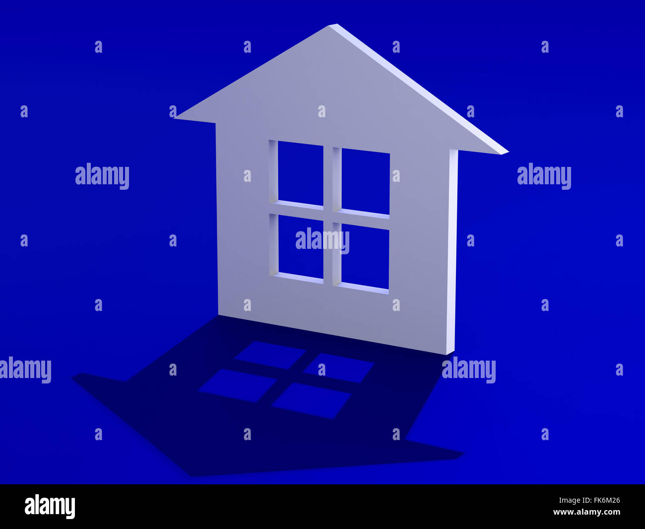 Little house. Isolated on white background. High resolution image Stock ...