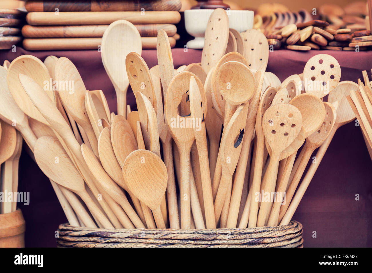 Utensils market hi-res stock photography and images - Alamy