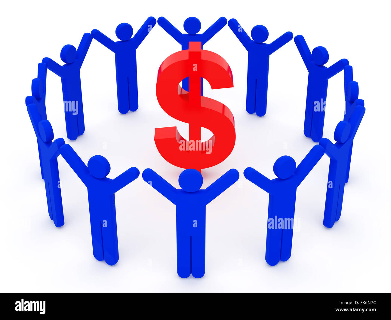 Men 3d rendered illustration isolated on white background. High ...