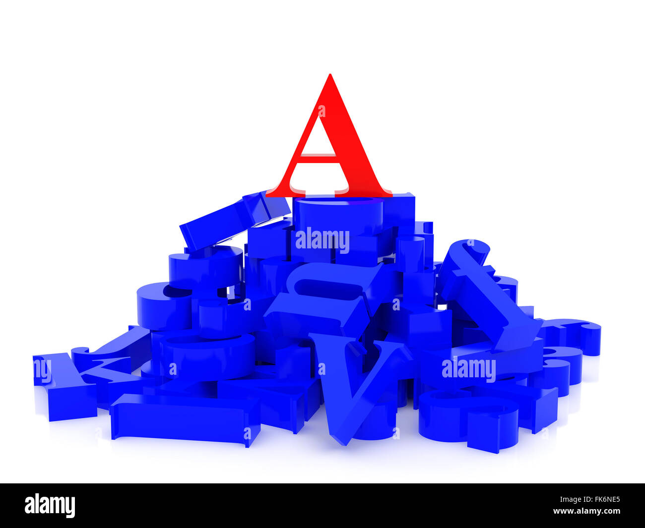 High resolution image alphabet. 3d illustration over white backgrounds ...