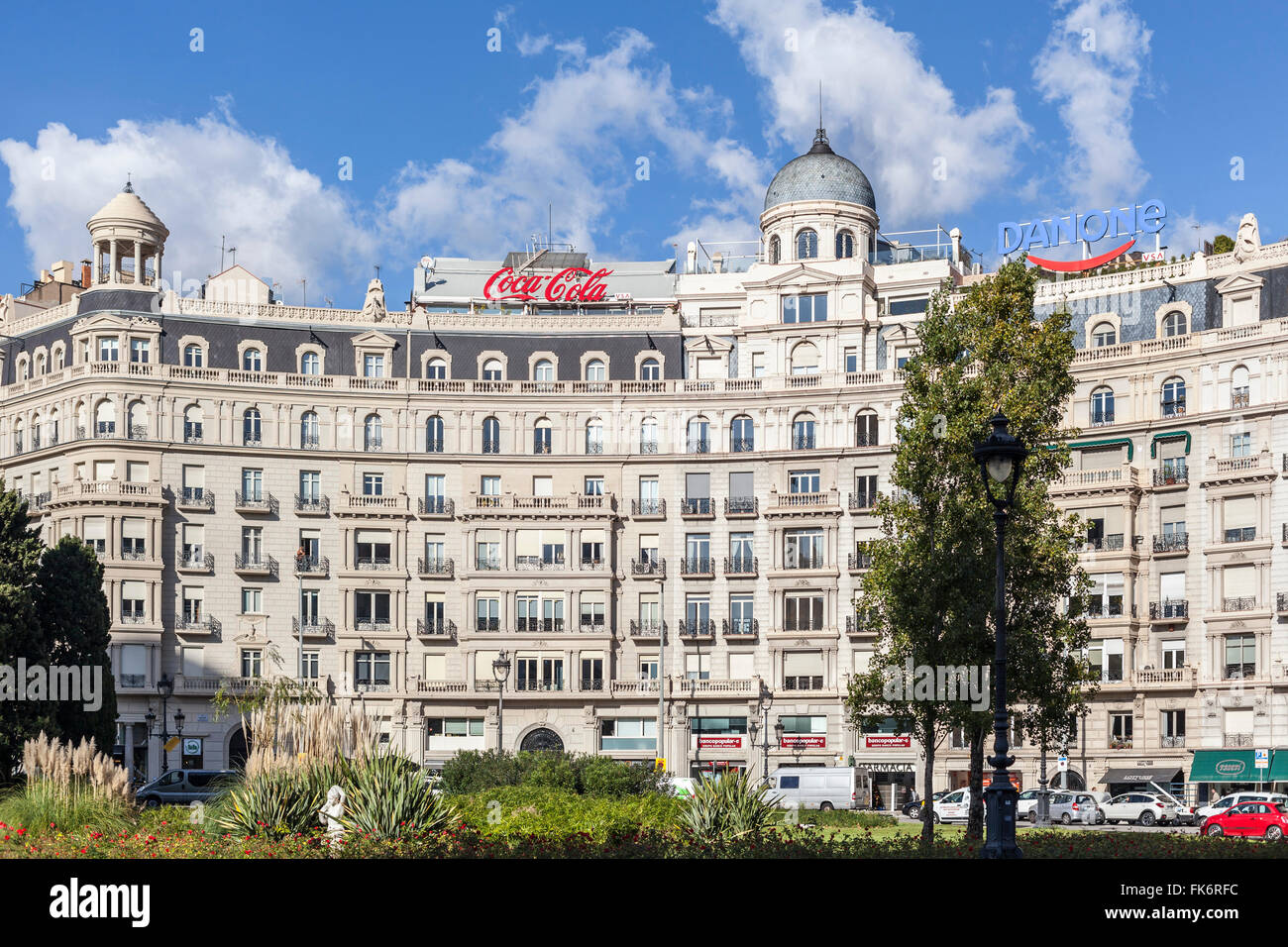 Buildings plaça Frances Macià, Barcelona Stock Photo - Alamy