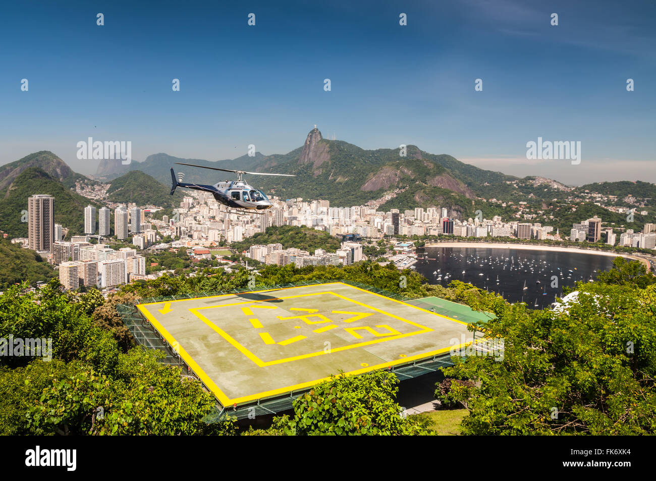 The Rio de Janeiro Helicopter Tour in Rio de Janeiro, Brazil Stock ...