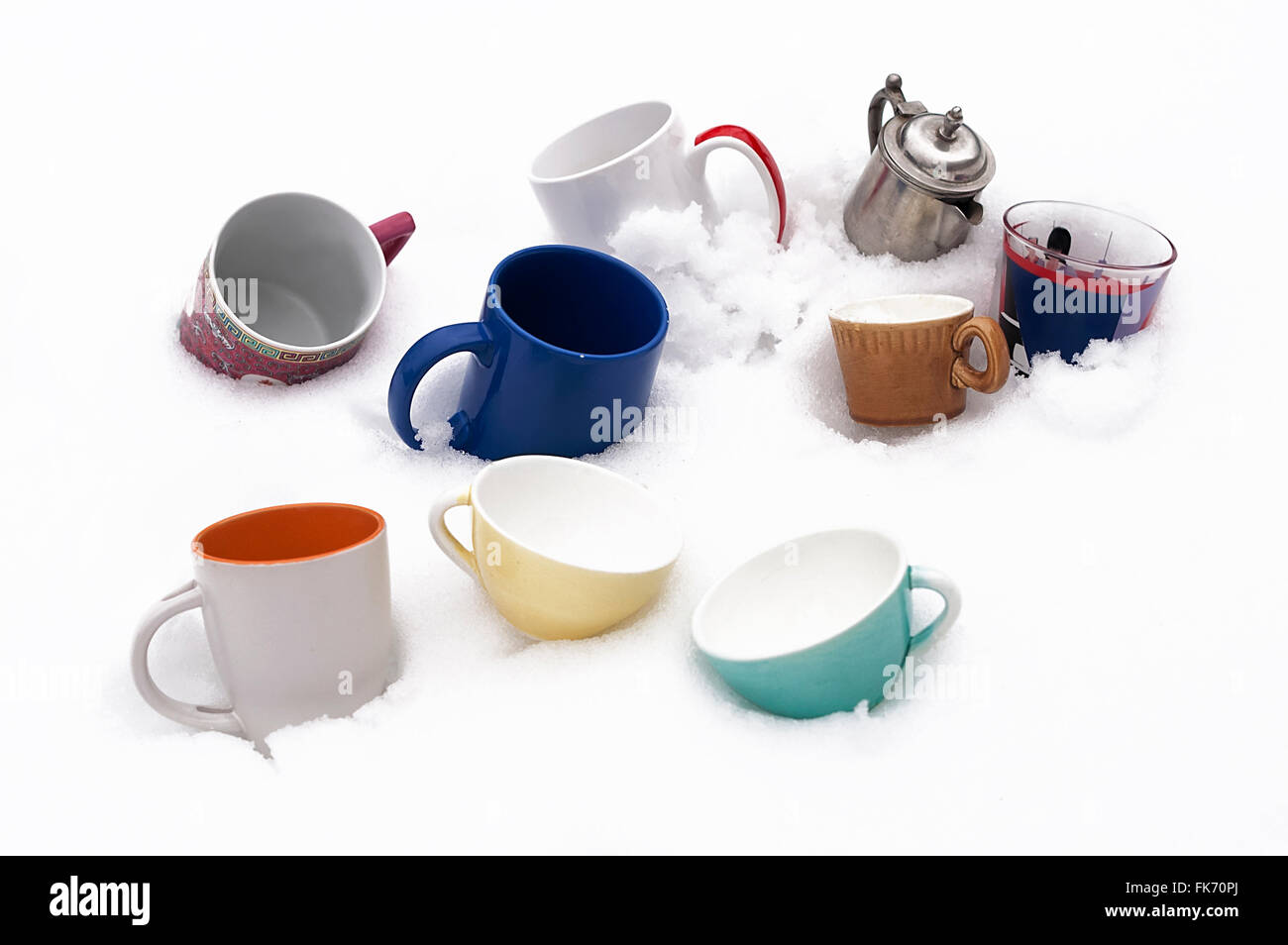 Stuck in the snow Cut Out Stock Images & Pictures - Alamy