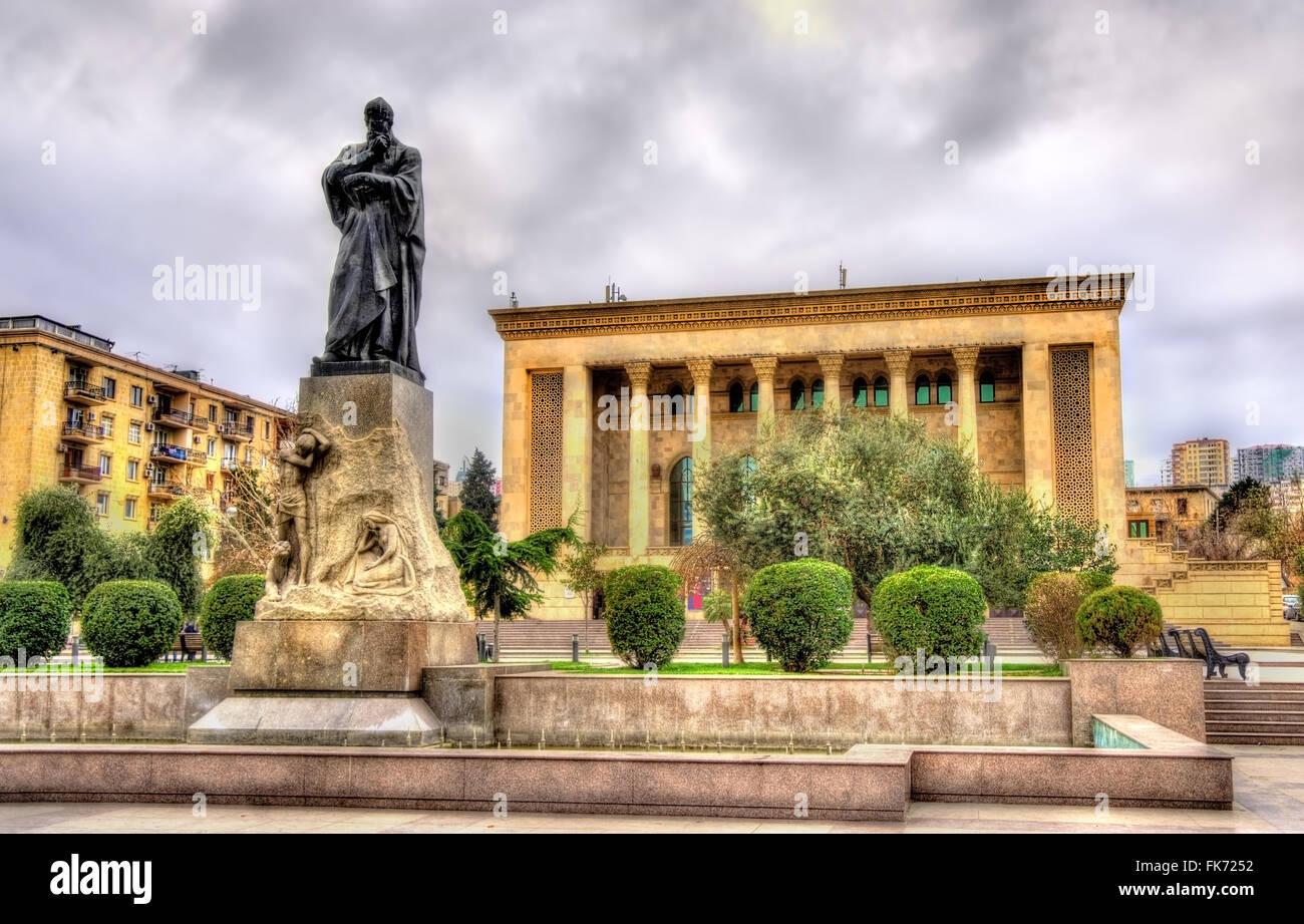 Baku fuzuli square hi-res stock photography and images - Alamy