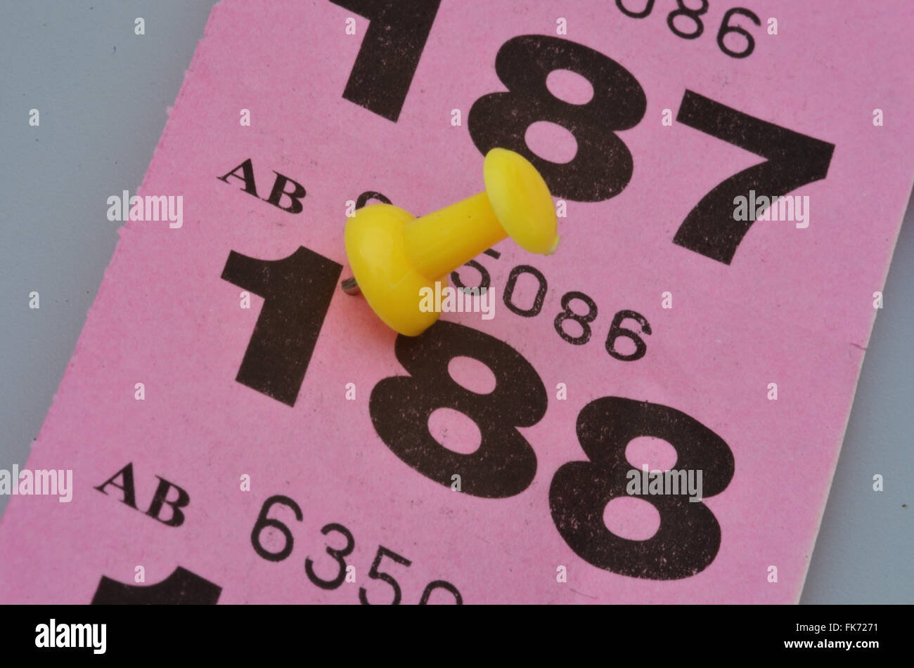 Raffle ticket numbers hi-res stock photography and images - Alamy