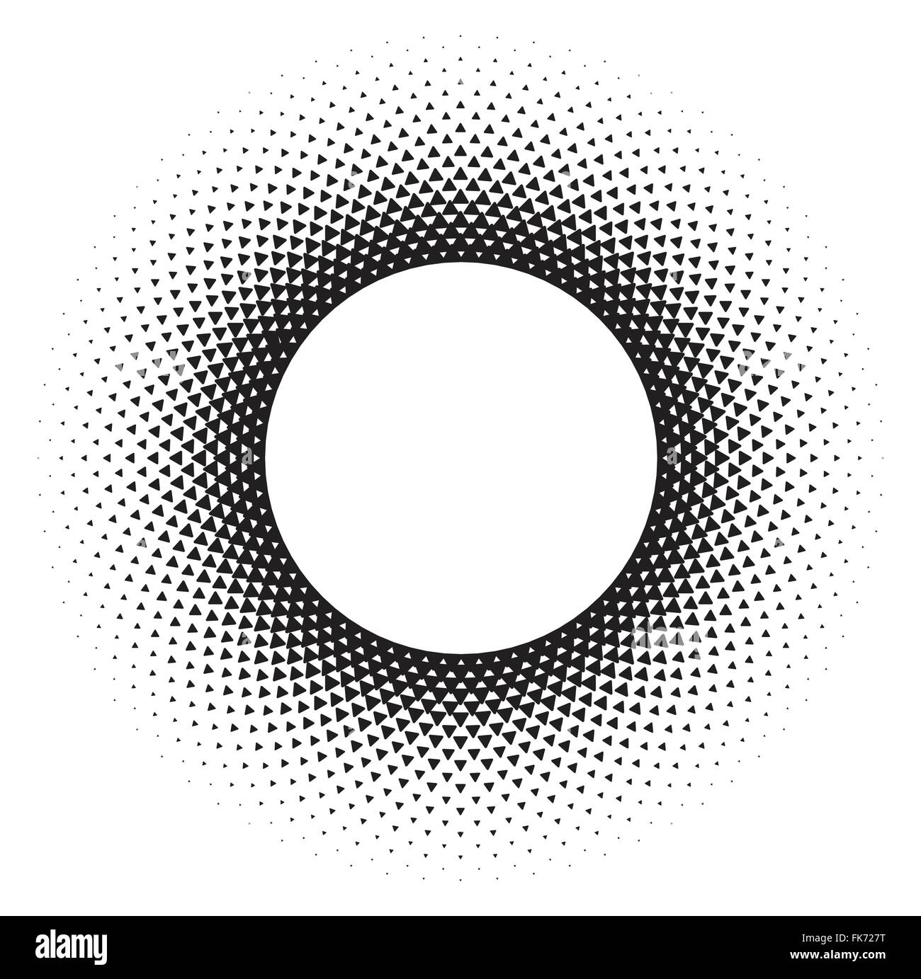 Abstract Halftone Background, halftone circle shape. Vector ...