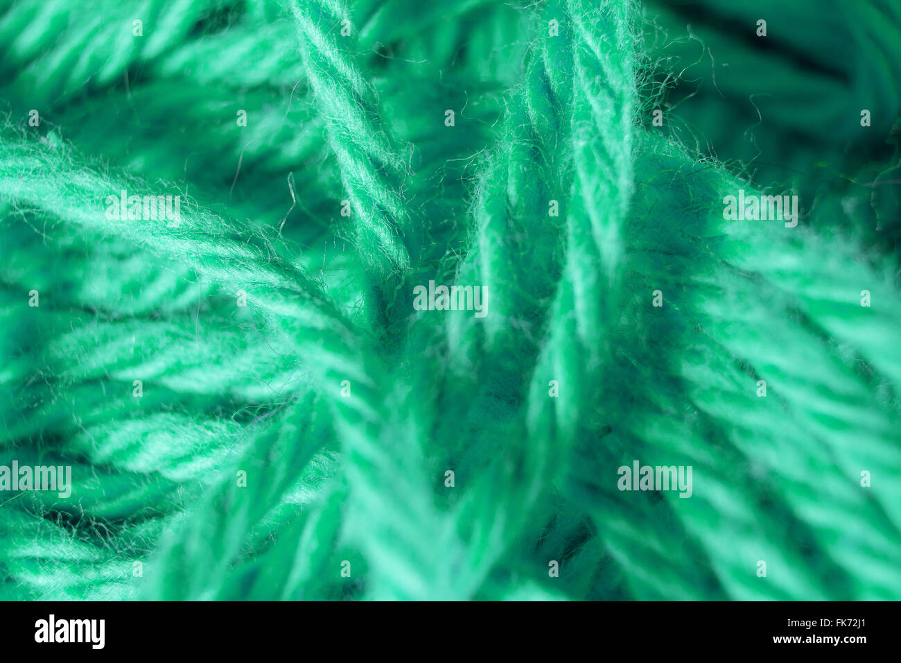 Macro Close Up Green Yarn Wool Texture Background Stock Photo - Alamy
