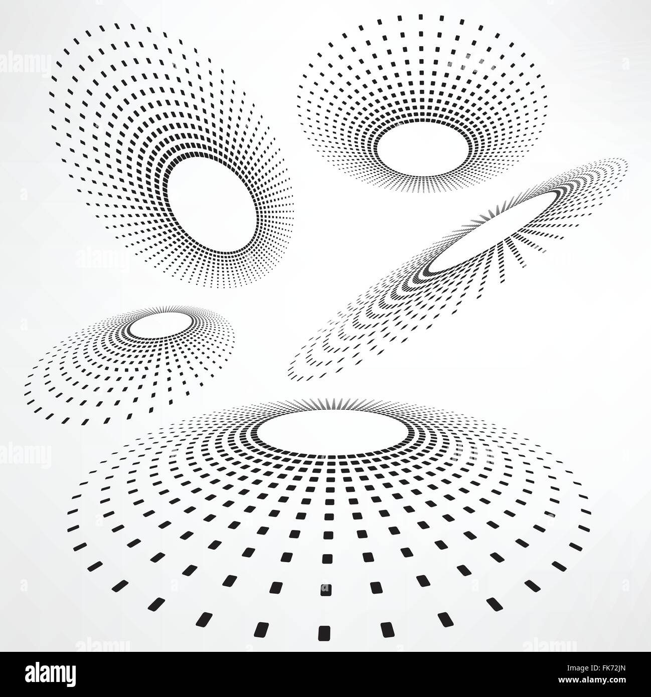 Abstract Halftone Background, halftone circle shape. Vector ...