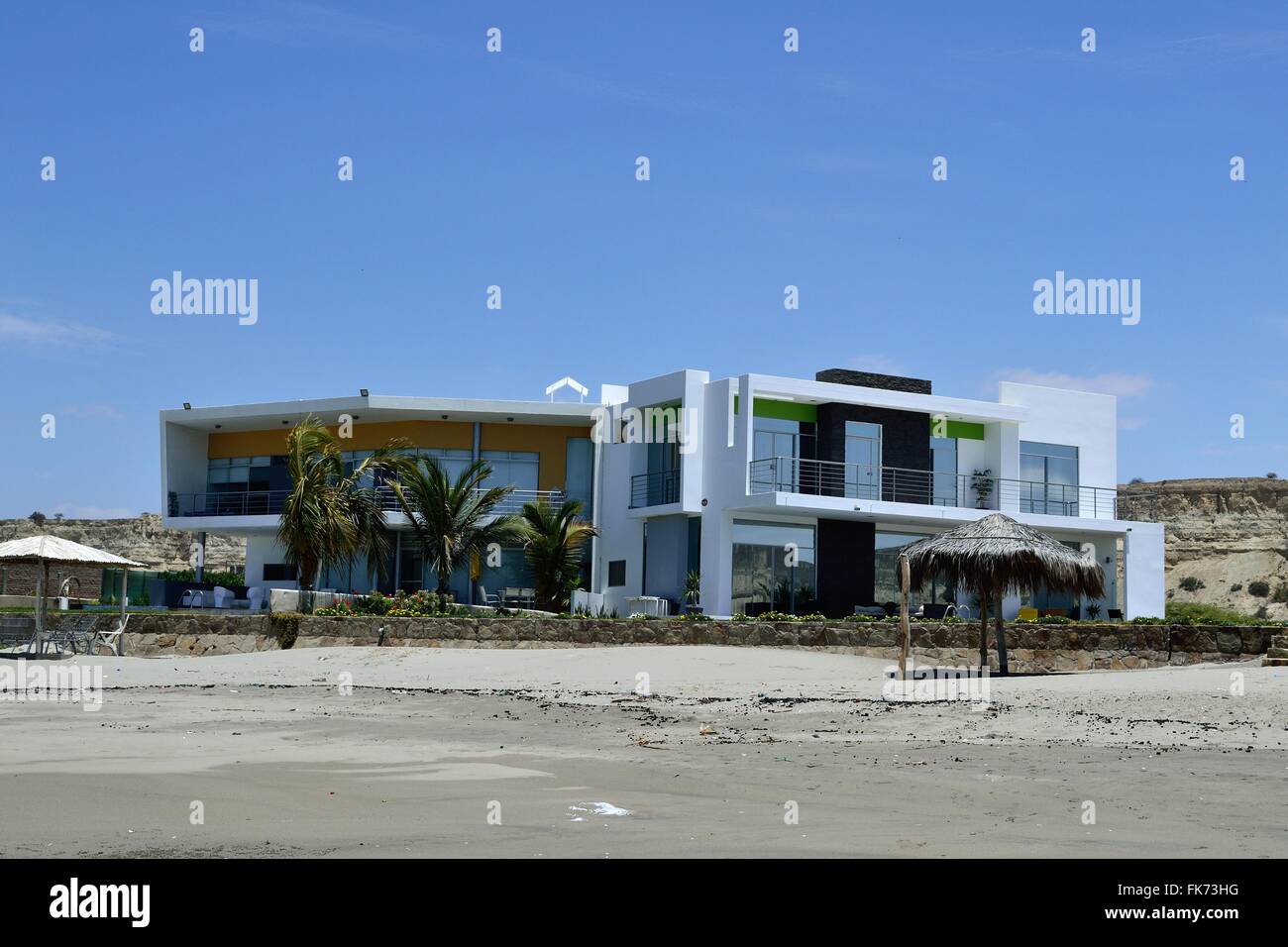 Hotel - Beach in COLAN. Department of Piura .PERU Stock Photo - Alamy