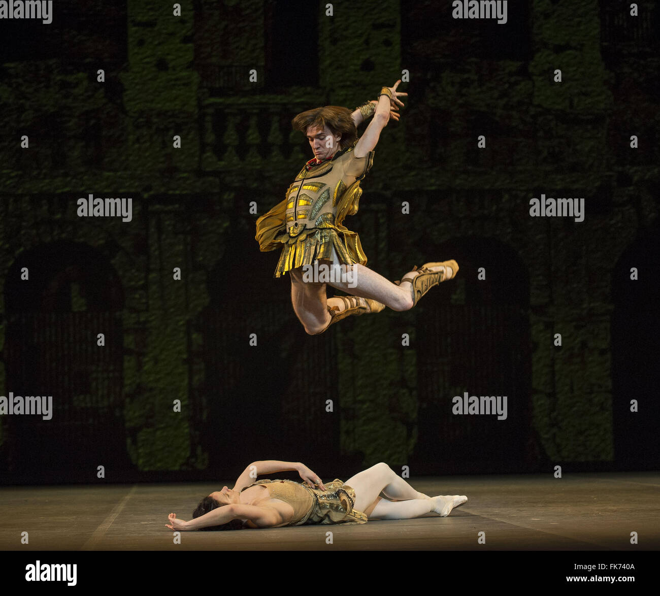 London UK Maria Alexandrova and Vladislav Lantratov perform 'Spartacus ...