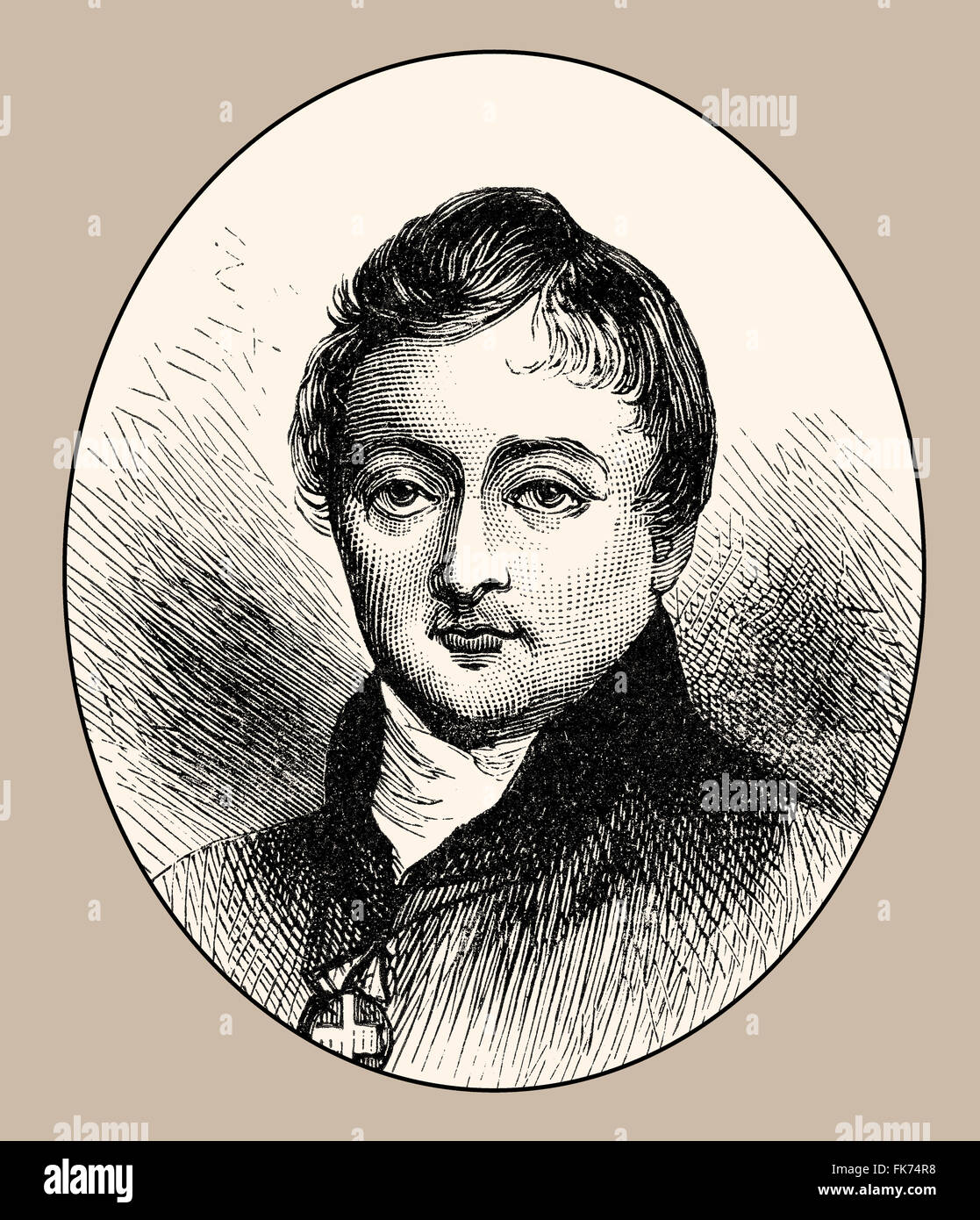 Theobald Mathew or Father Mathew, 1790-1856, an Irish Catholic ...