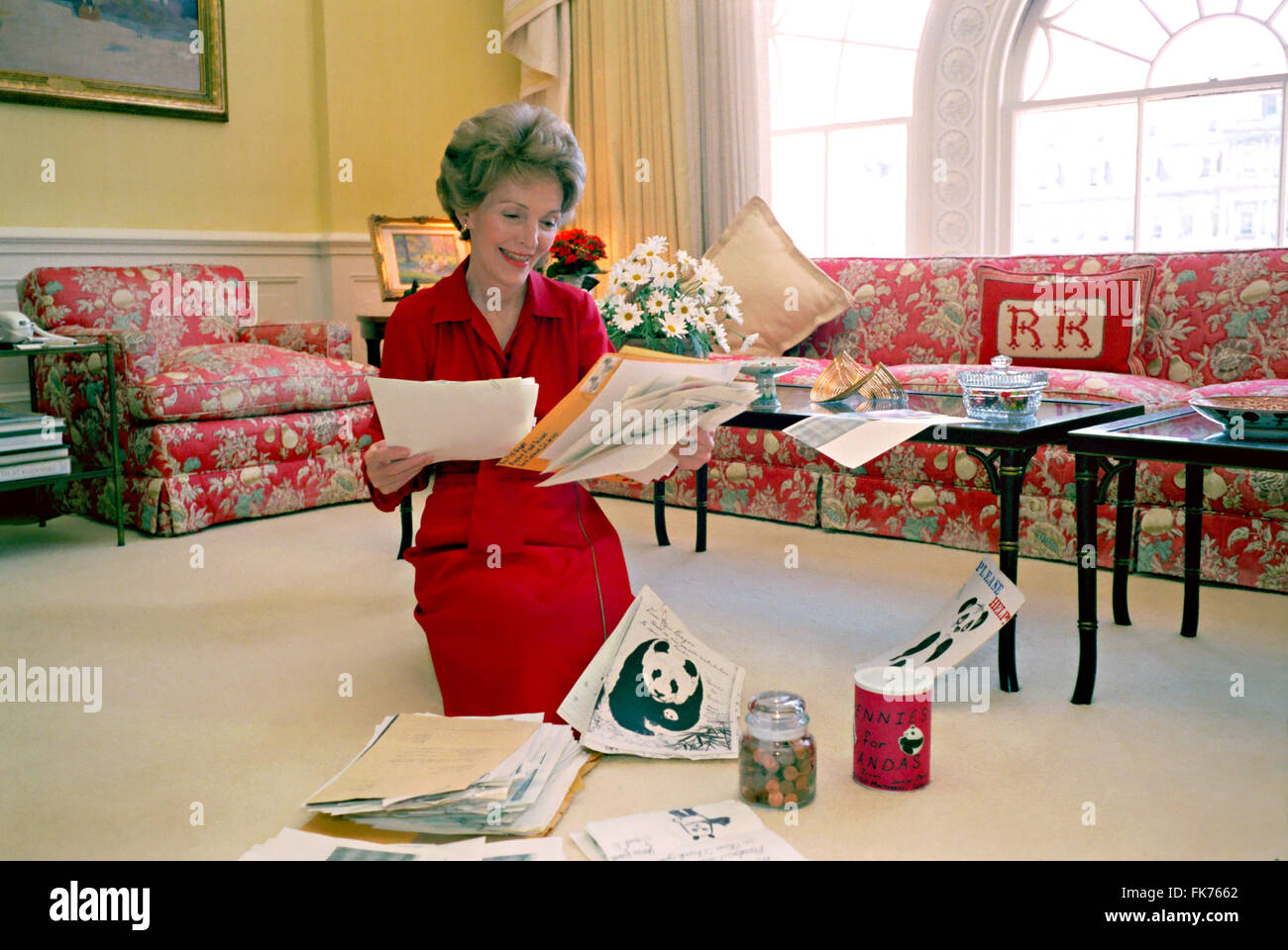 Nancy reagan portrait hi-res stock photography and images - Alamy