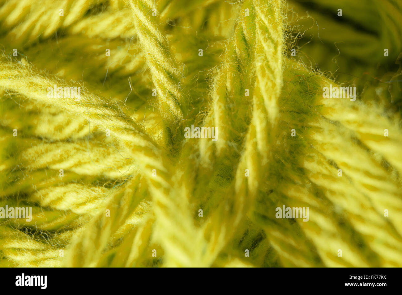 Macro Yellow Yarn Wool Texture Background Stock Photo - Alamy