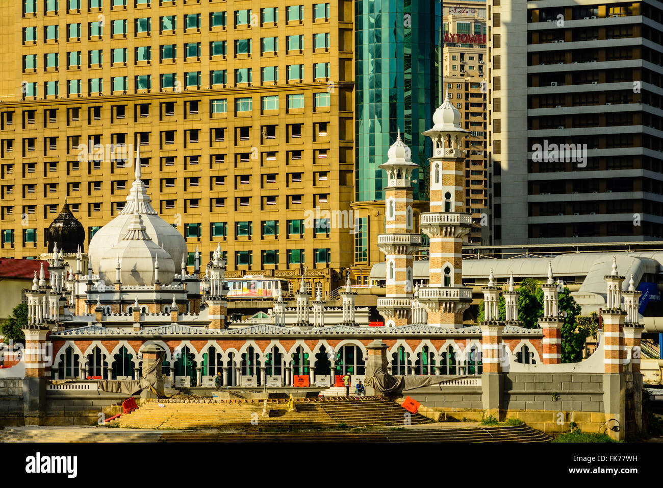 The Jamek Mosque of Kuala Lumpur Stock Photo - Alamy