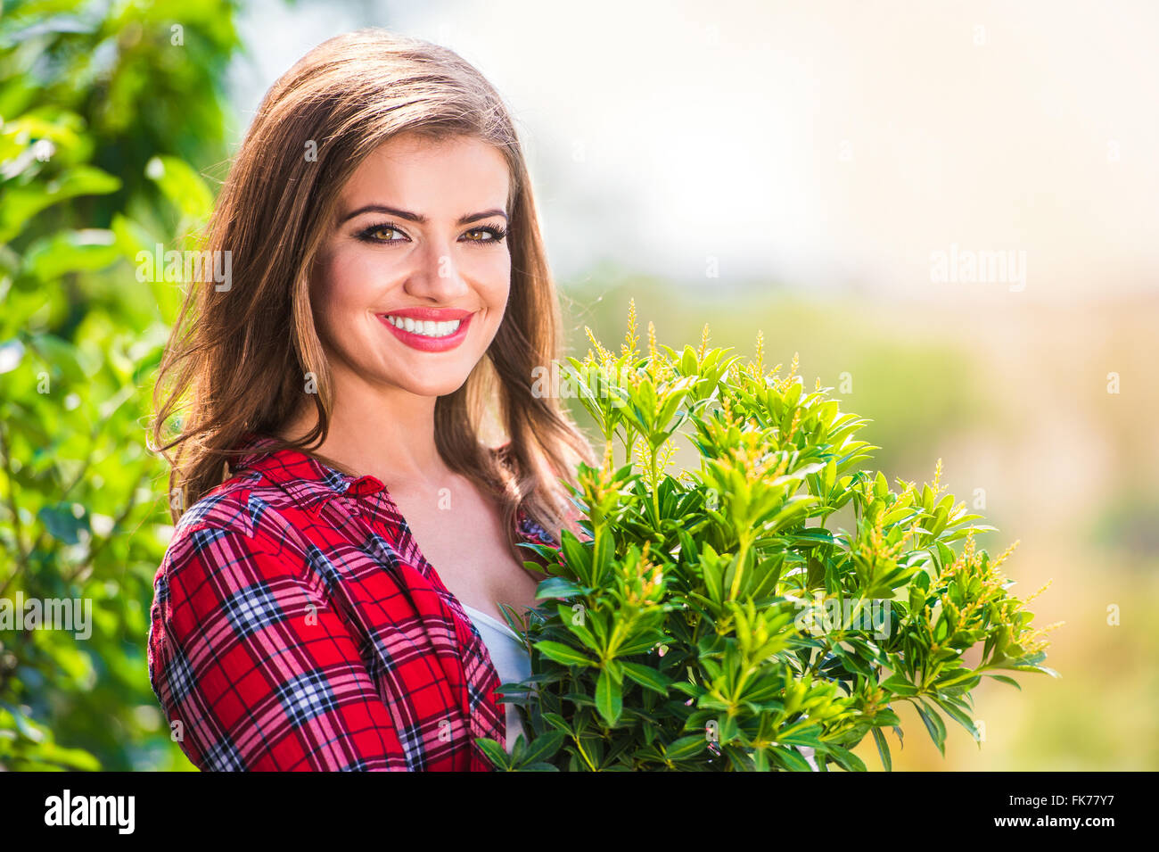 Beautiful gardener hi-res stock photography and images - Alamy