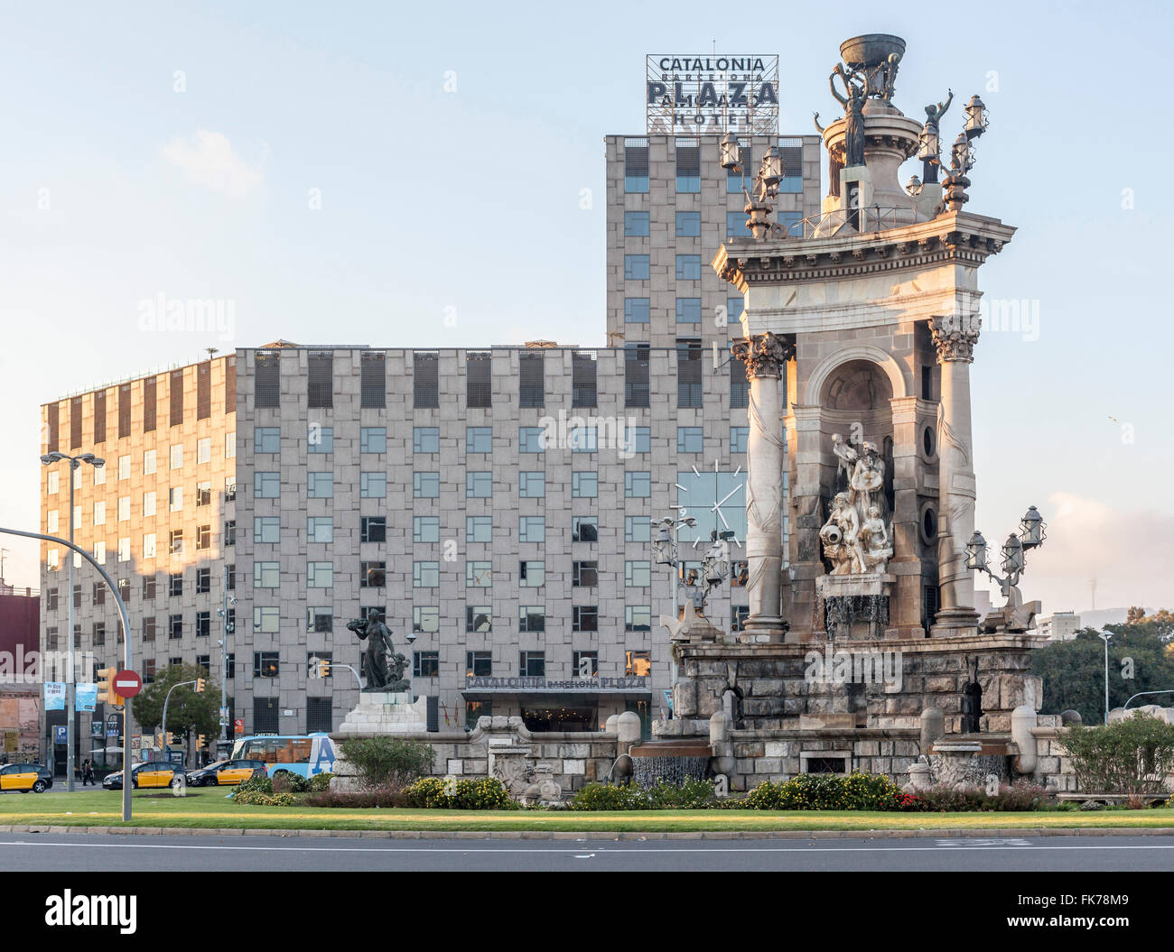 Plaza España,. Barcelona Stock Photo - Alamy