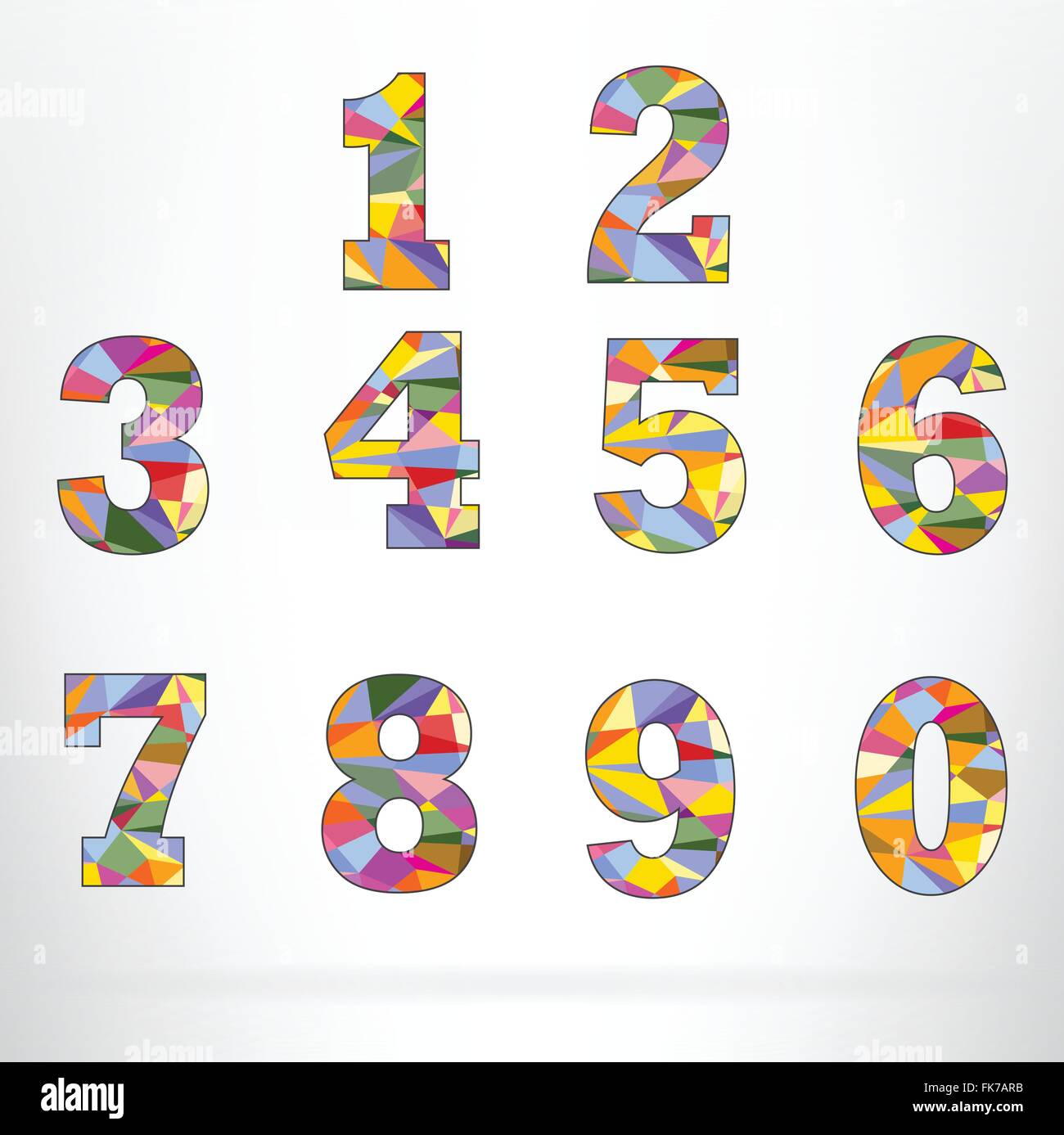 Number vector vectors hi-res stock photography and images - Alamy