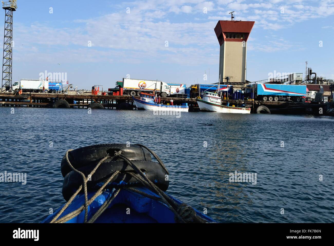Fishing boat - Port in PAITA. Department of Piura .PERU Stock Photo - Alamy