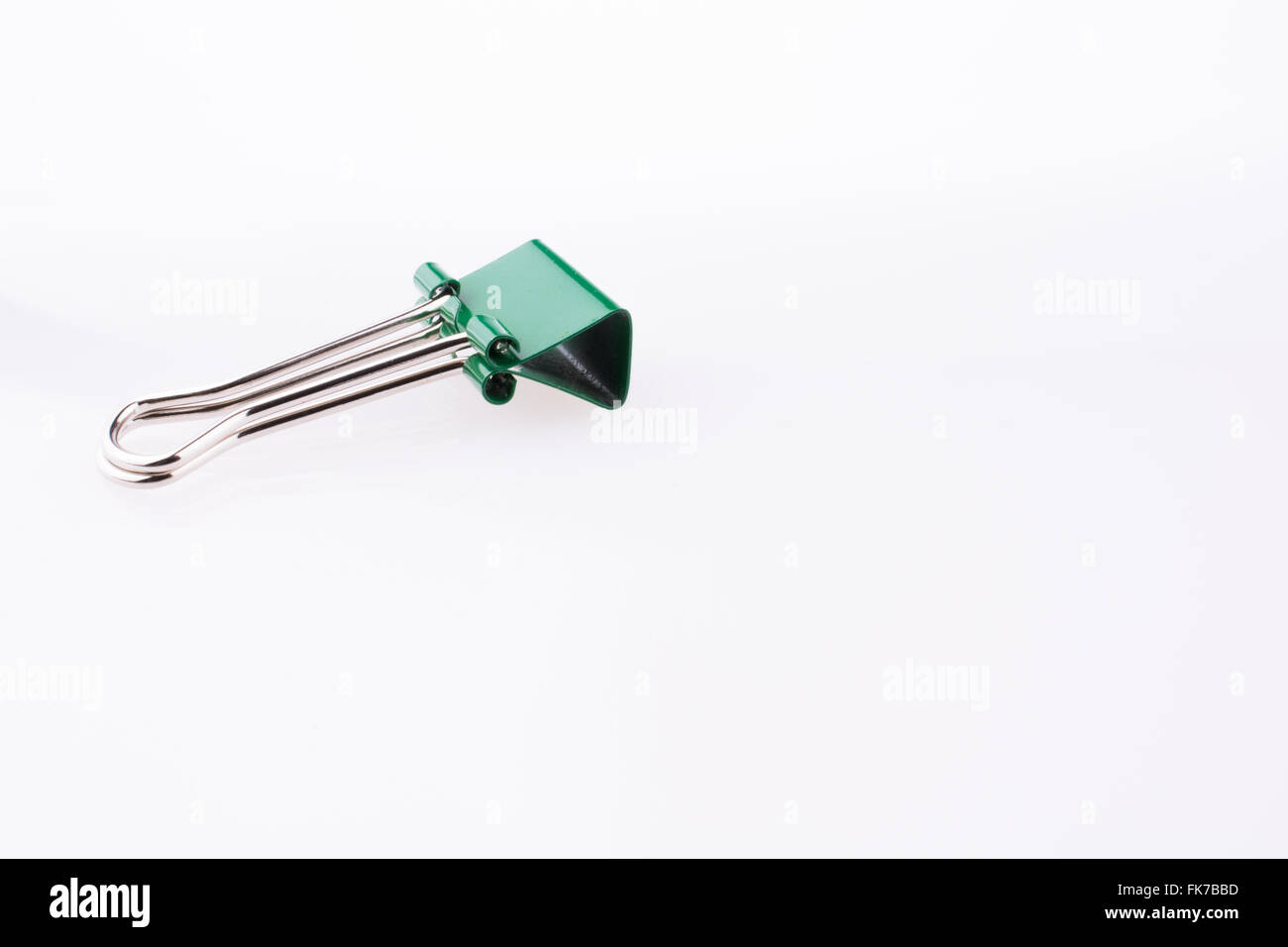 Paper Clip on a white background Stock Photo - Alamy