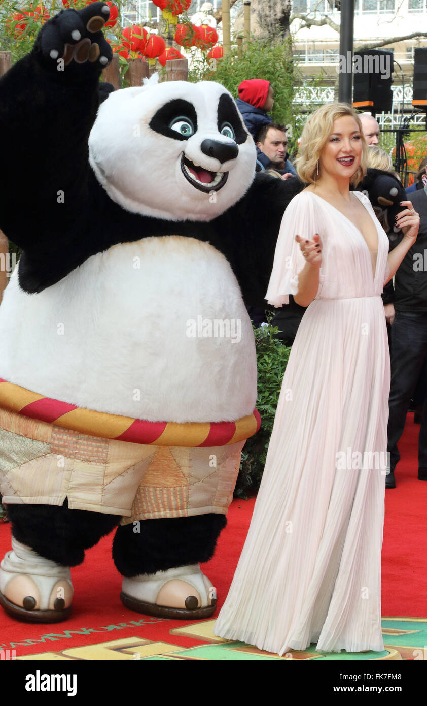London UK Kate Hudson at the Kung Fu Panda 3 European Premiere,Odeon ...