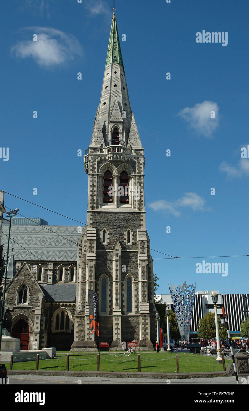 Christchurch Church Cathedral Nz High Resolution Stock Photography and ...