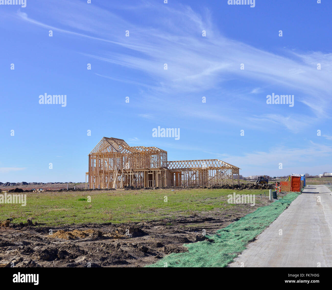 New Home construction Stock Photo - Alamy