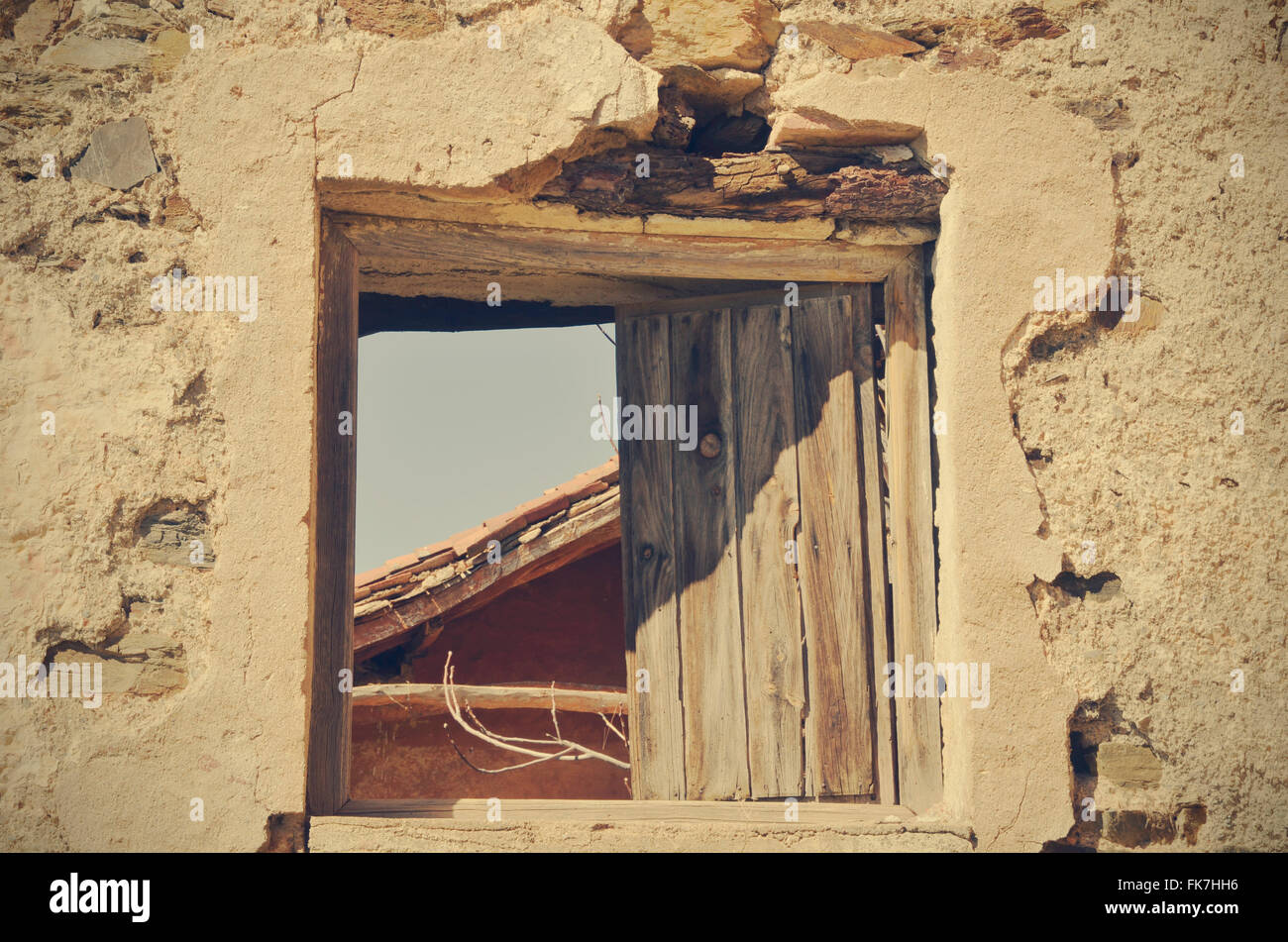 window of an abandoned house Stock Photo - Alamy