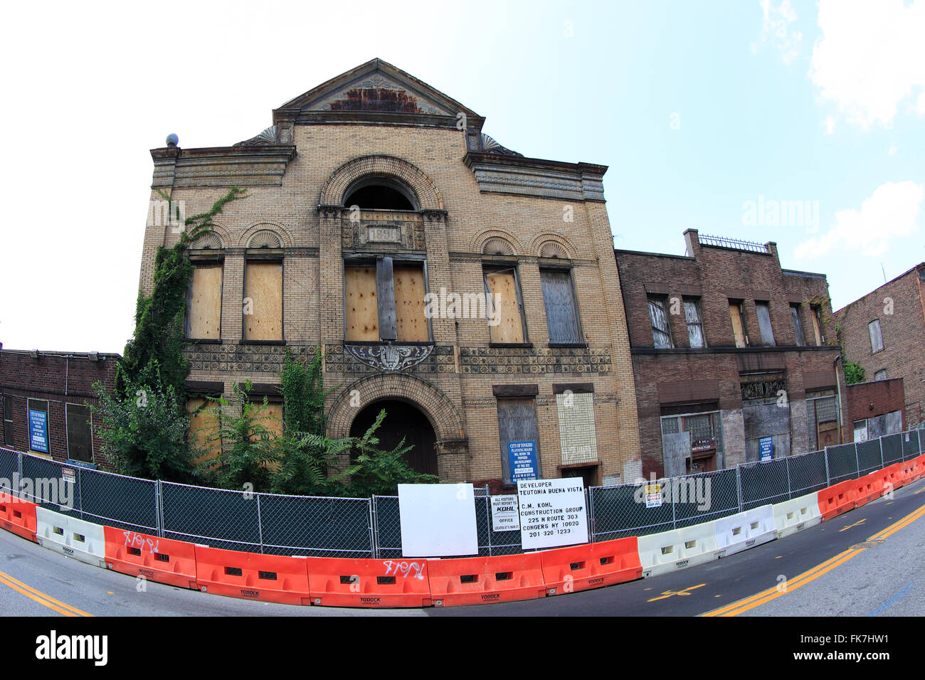 Abandoned German Social Club Yonkers New York Stock Photo - Alamy