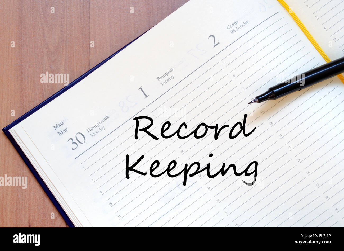 Record keeping hi-res stock photography and images - Alamy
