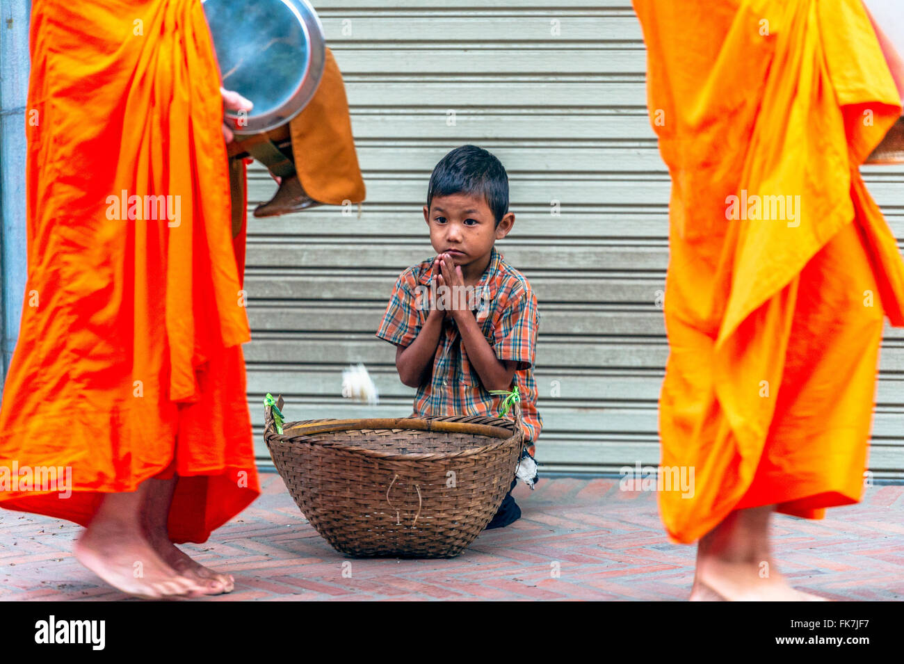 Asia. South-East Asia. Laos. Province of Luang Prabang, city of Luang ...