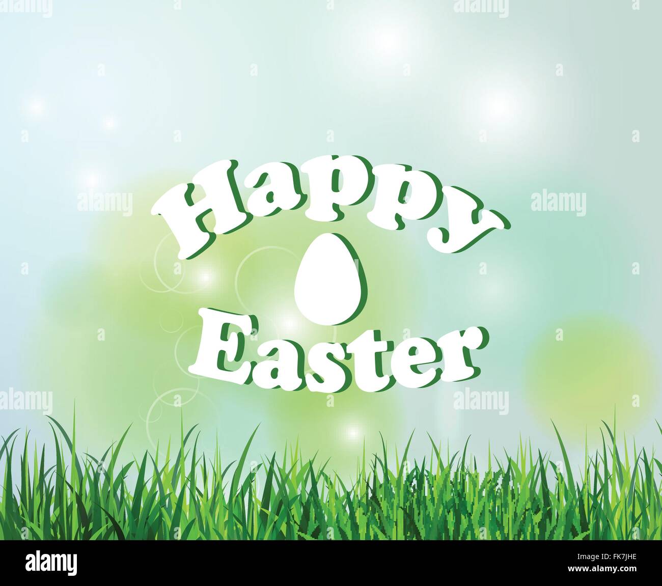 Nature background with grass for easter Stock Vector Image & Art - Alamy
