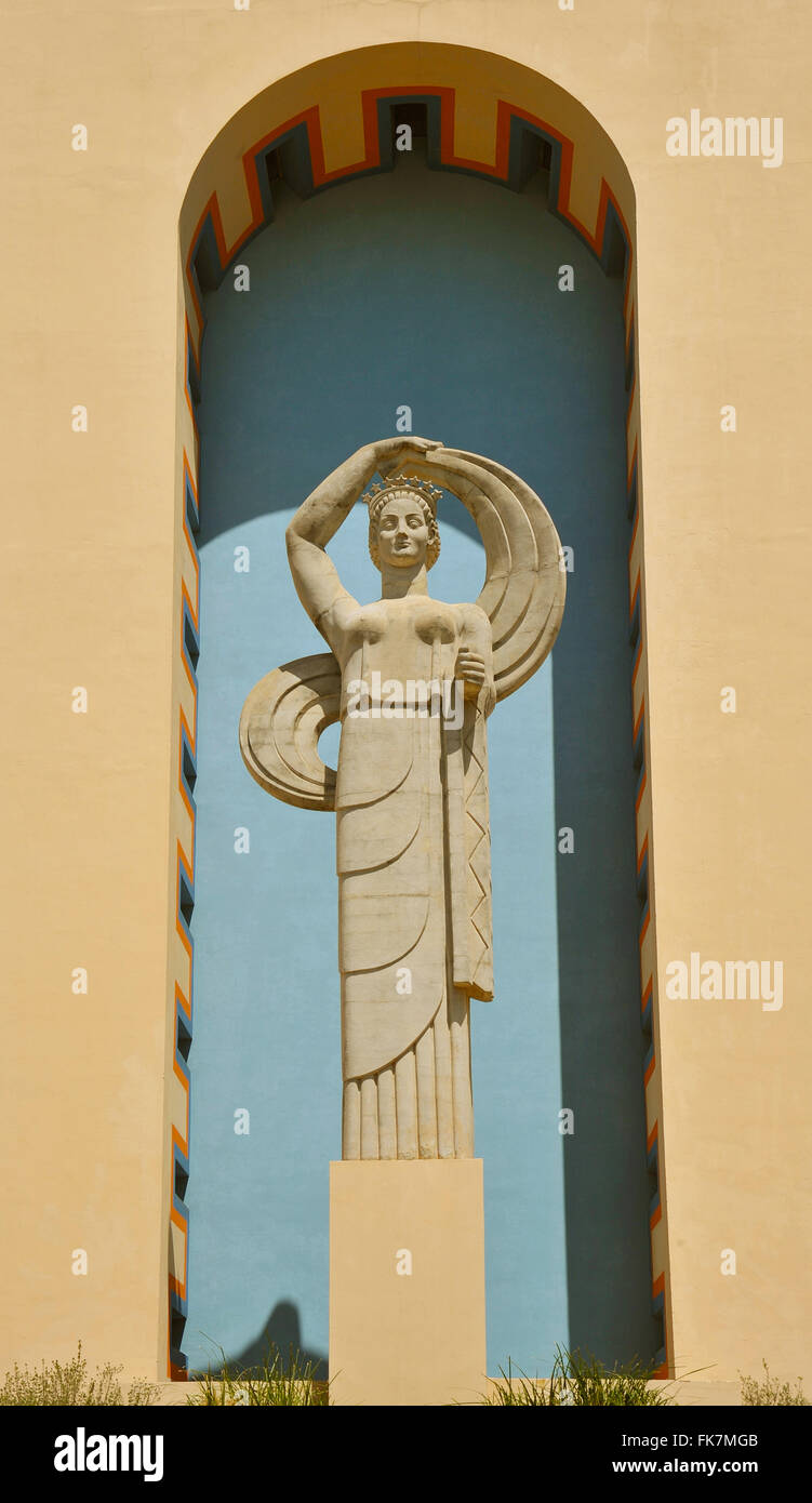 Art Deco Statues at State Fair Grounds, Dallas, Texas Stock Photo - Alamy