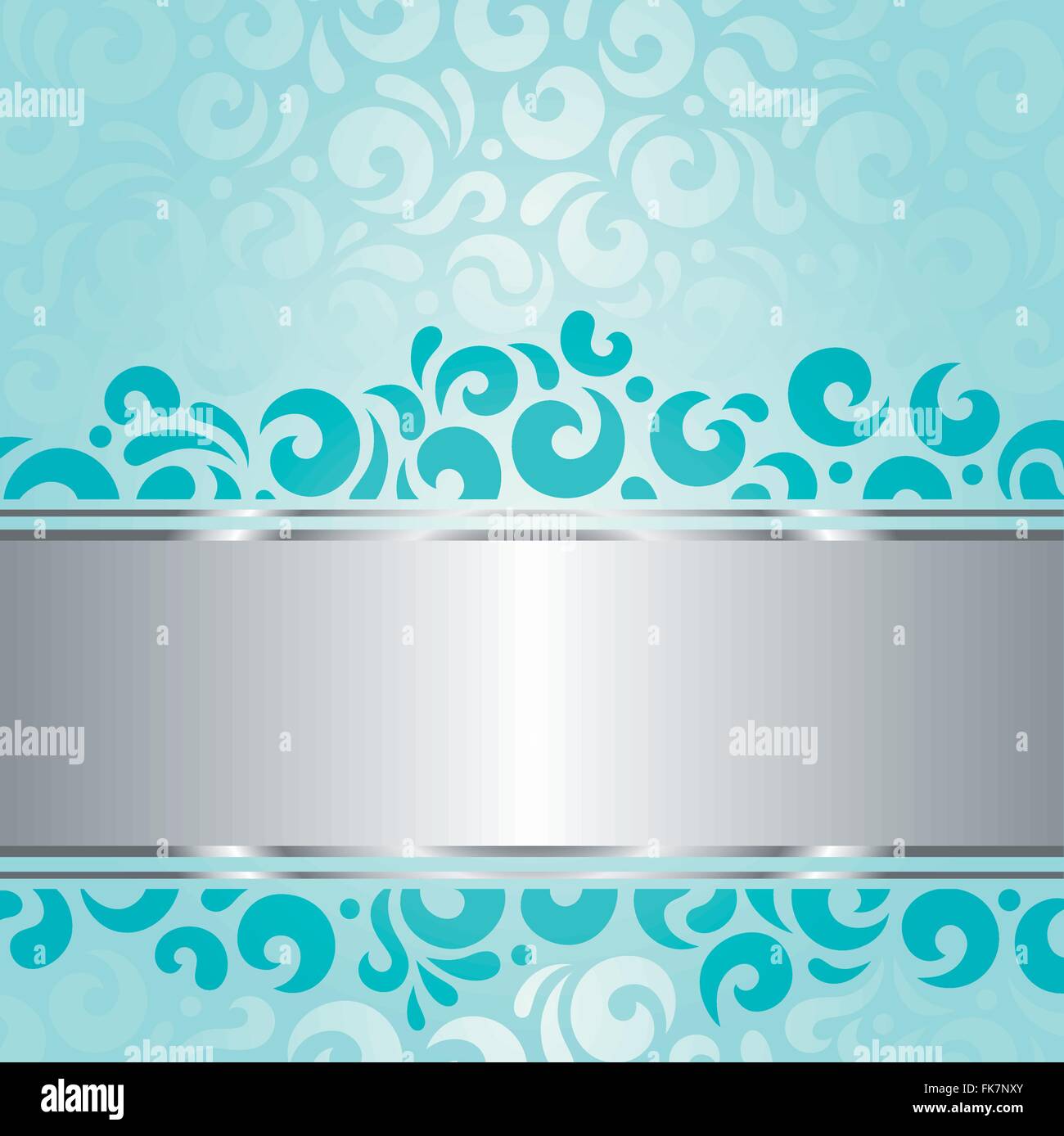 Wedding vintage turquoise invitation design hi-res stock photography ...