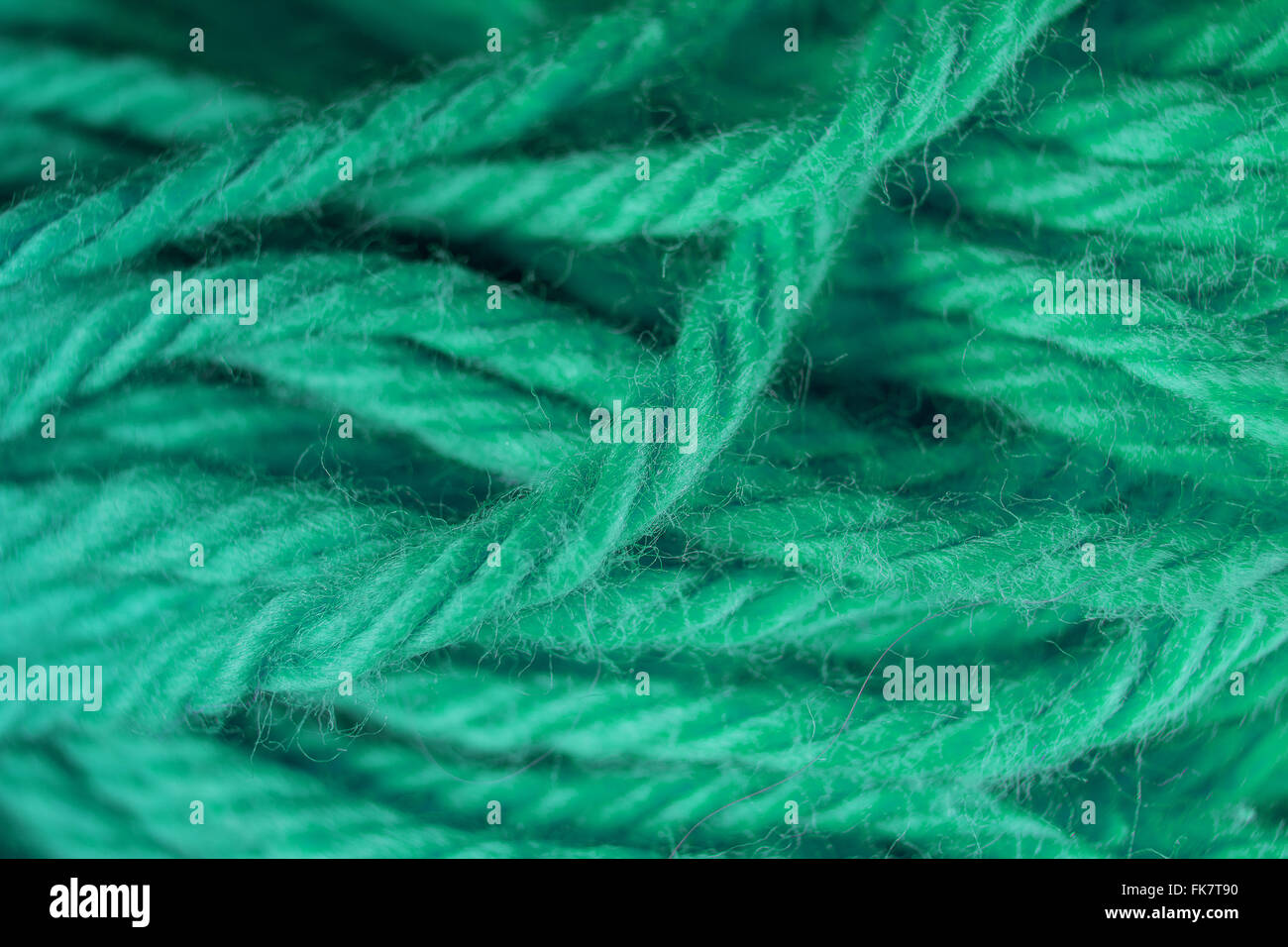 Macro Close Up Green Yarn Wool Texture Background Stock Photo - Alamy