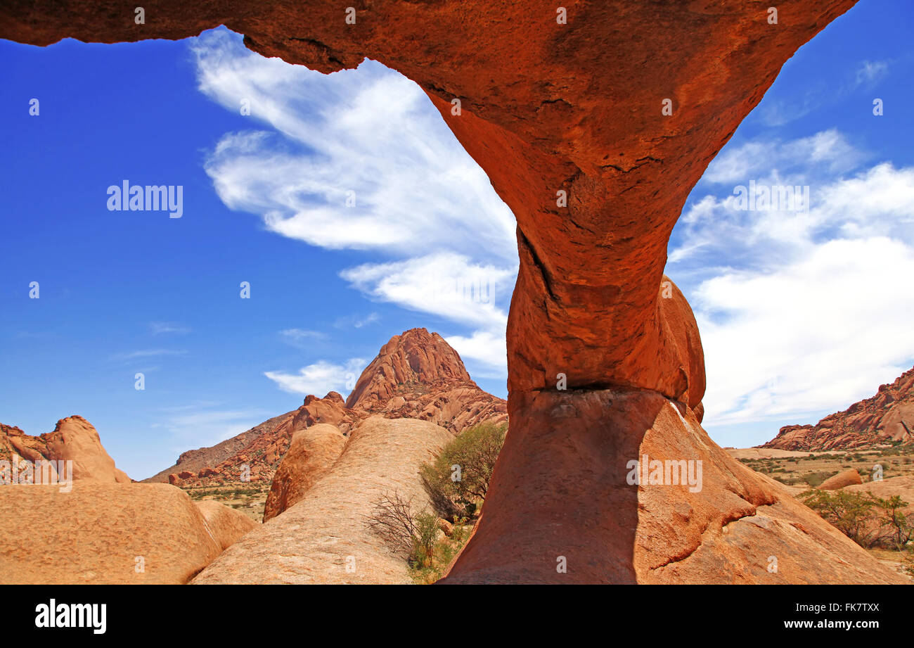 Rock Arch at the Spitzkoppe, Namibia Stock Photo - Alamy