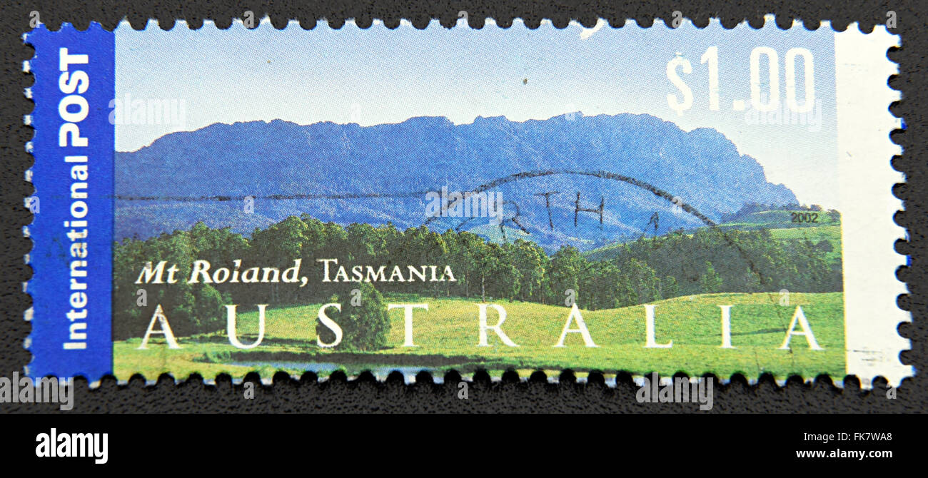 Australia stamp mt roland hi-res stock photography and images - Alamy