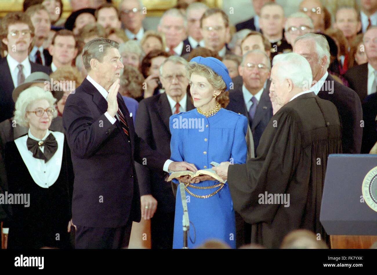 Reagan second term 1985 hi-res stock photography and images - Alamy