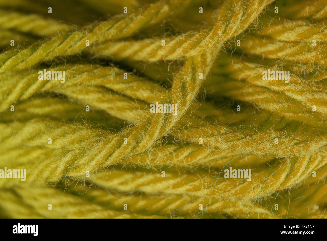 Macro Yellow Yarn Wool Texture Background Stock Photo - Alamy