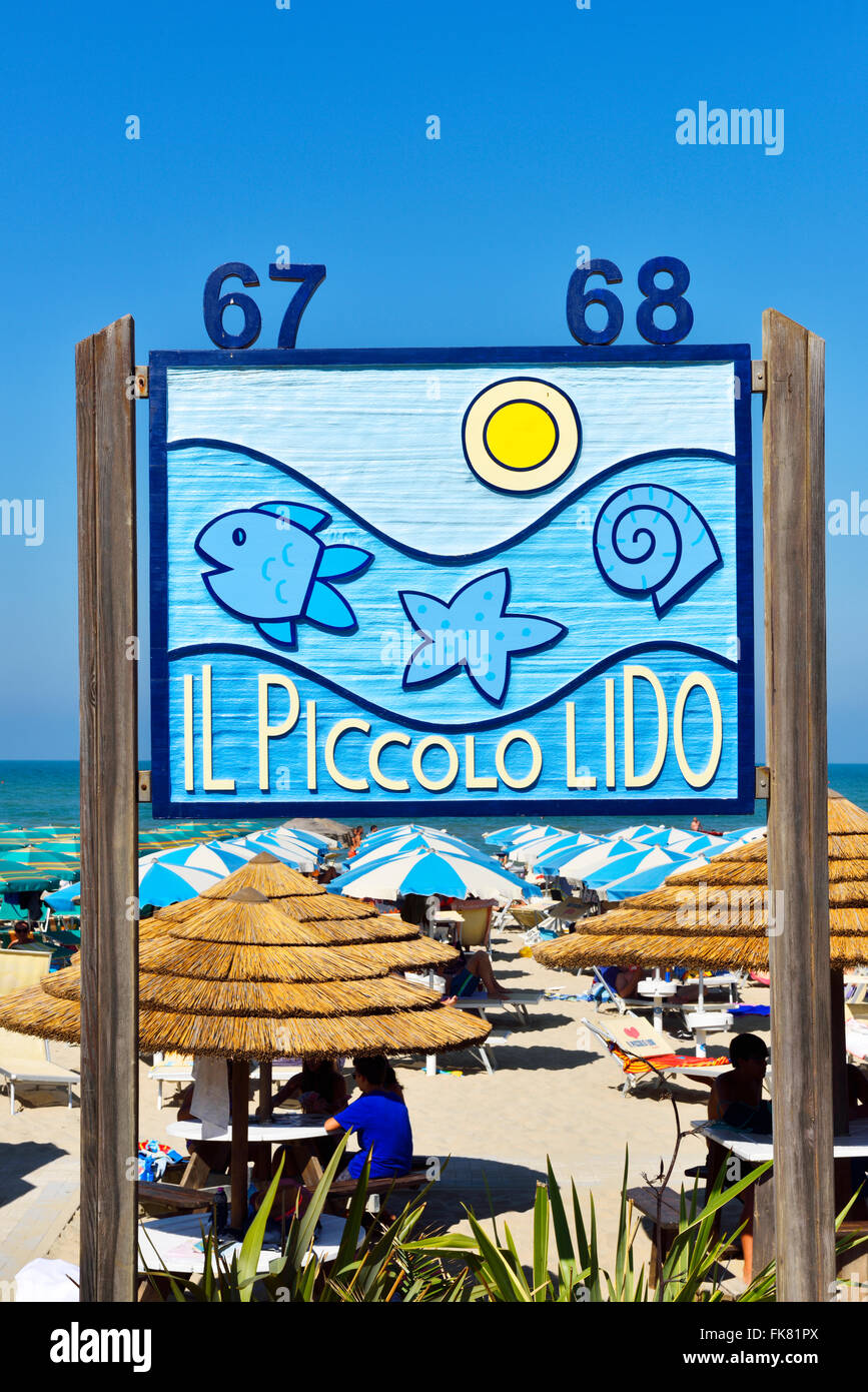 Il Piccolo Lido, seaside resort, bathing area, beach section, bagni ...