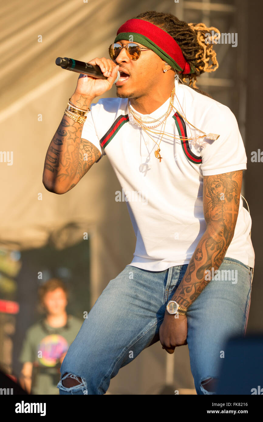 Okeechobee, Florida, USA. 6th Mar, 2016. Rapper FUTURE performs live at ...