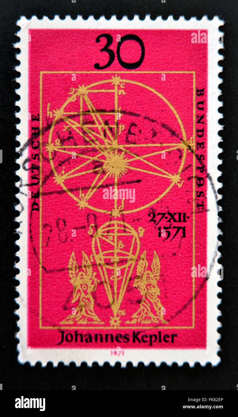 GERMANY - CIRCA 1971: A stamp printed in Germany issued for the 400th ...