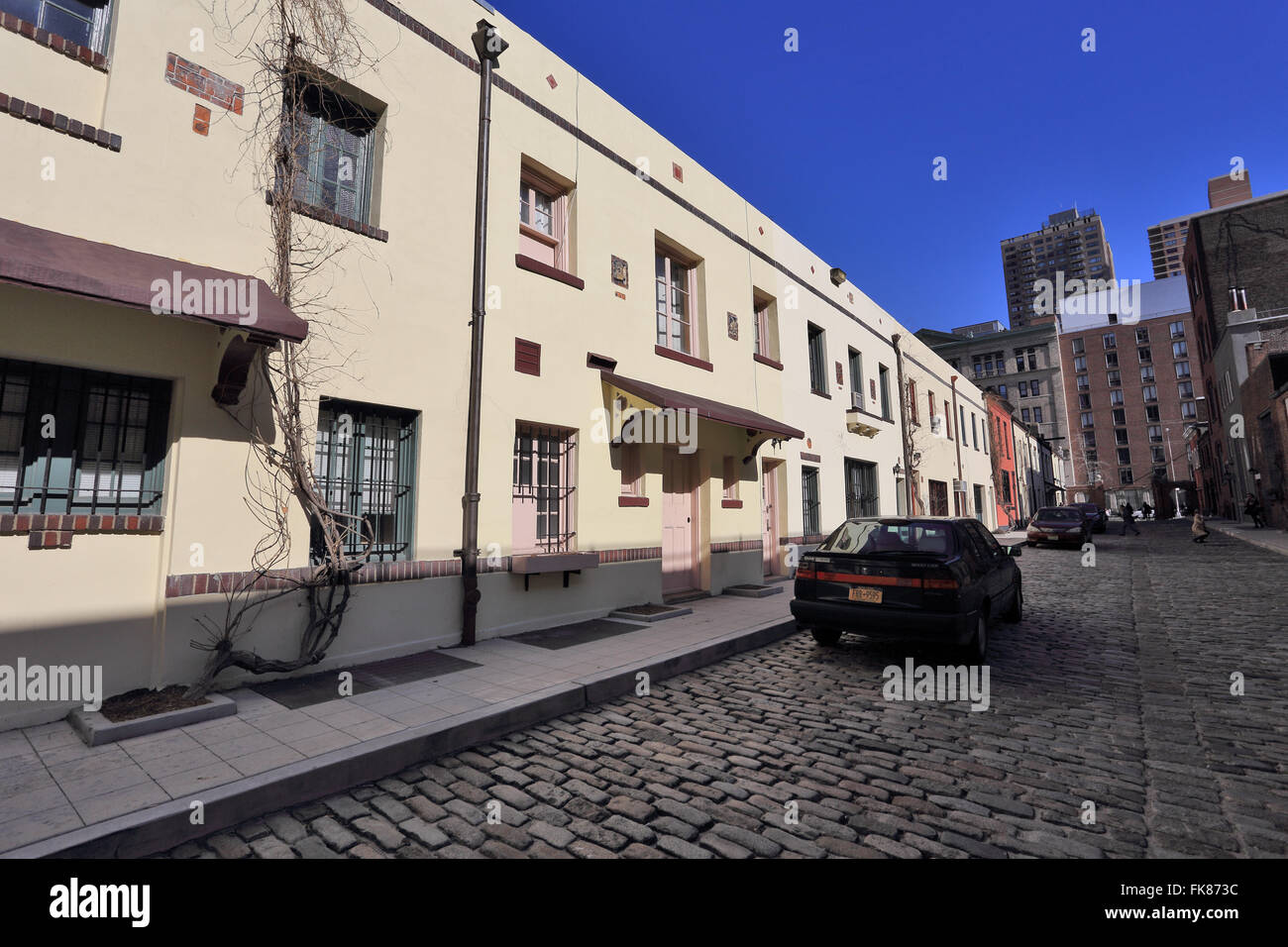 Washington Mews a historic private street in downtown Manhattan New ...