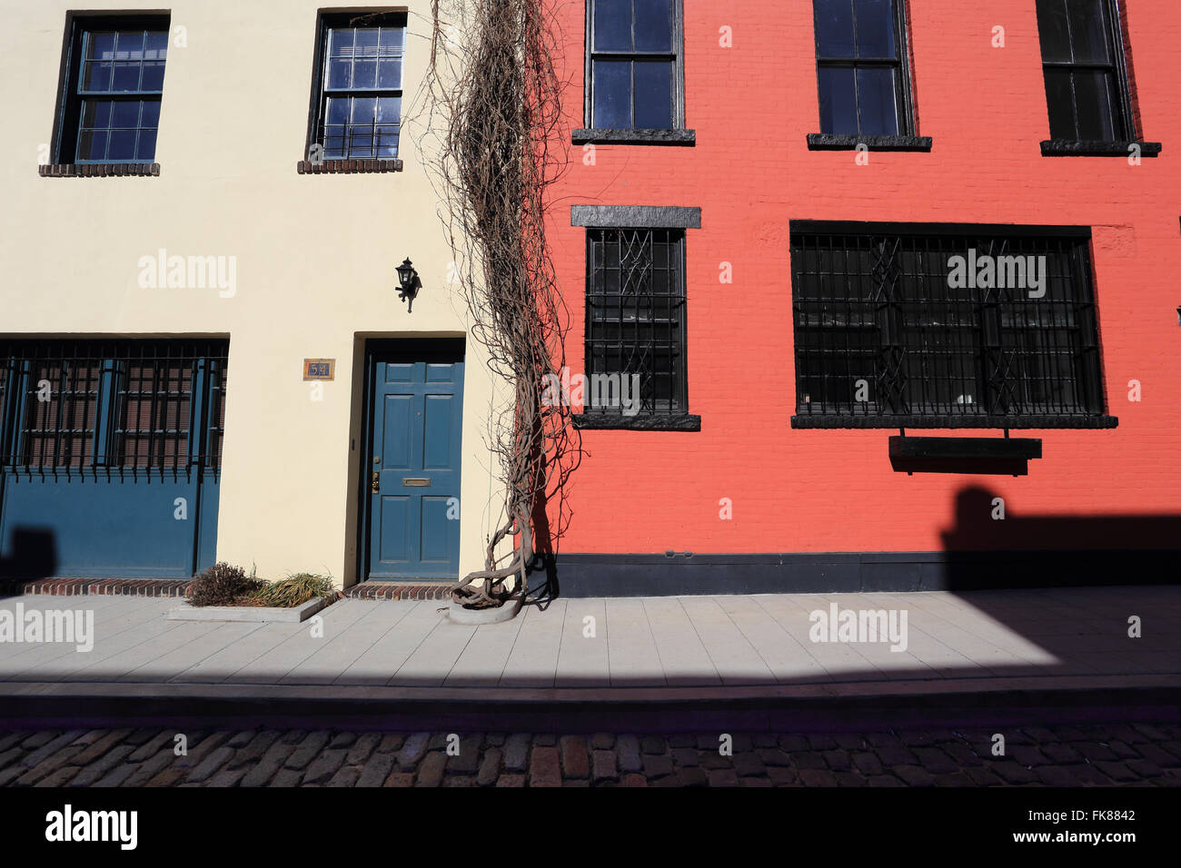 Washington Mews a historic private street in downtown Manhattan New ...