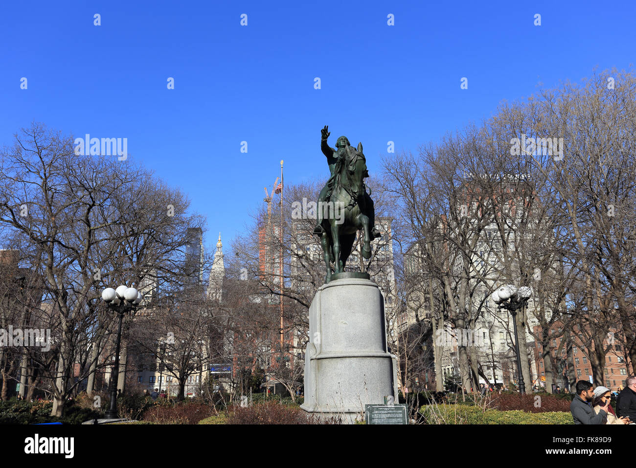 Union Square Park 14th St. Manhattan New York City Stock Photo - Alamy